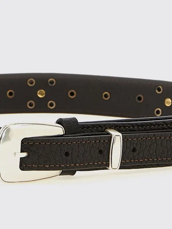 LEMAIRE Studded Leather Belt