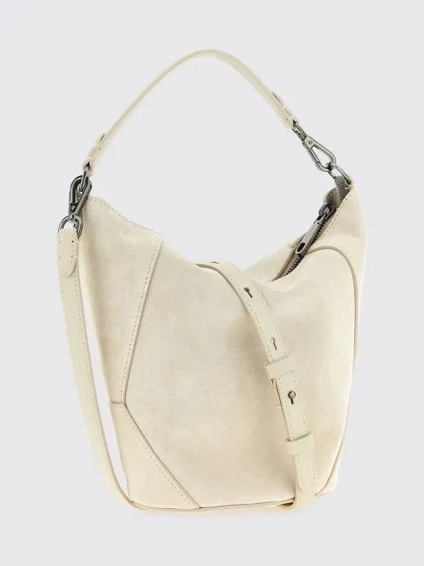 Brunello Cucinelli Duo Suede Bucket Bag With Monile
