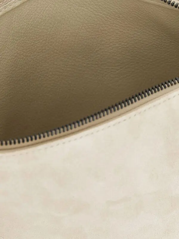 Brunello Cucinelli Duo Suede Bucket Bag With Monile