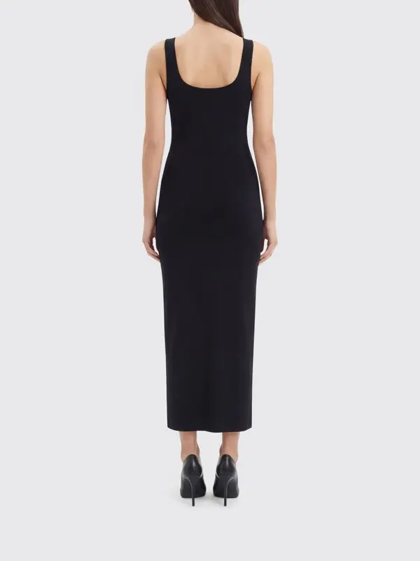 ENTIRE STUDIOS Viscose Midi Dress - Black