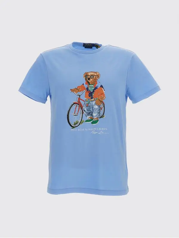 Polo Ralph Lauren Cotton T-shirt With Bear Print
