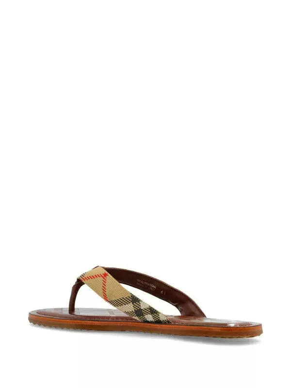 Burberry Check Pavilion Sandals - Neutrals