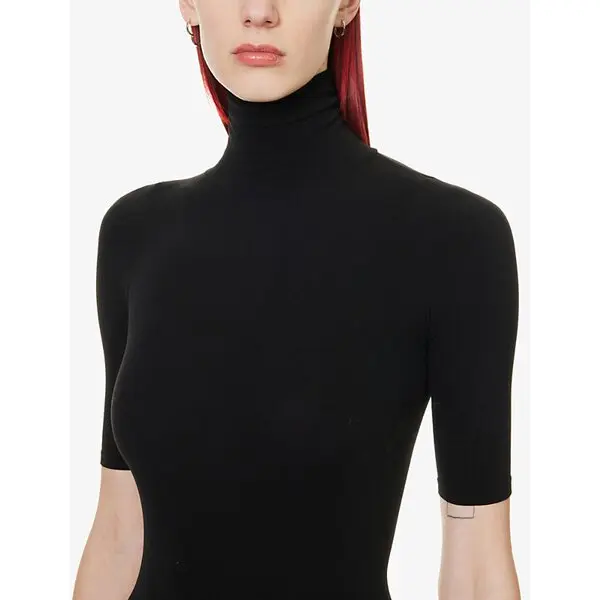 Commando Ballet Turtleneck Stretch-woven Body
