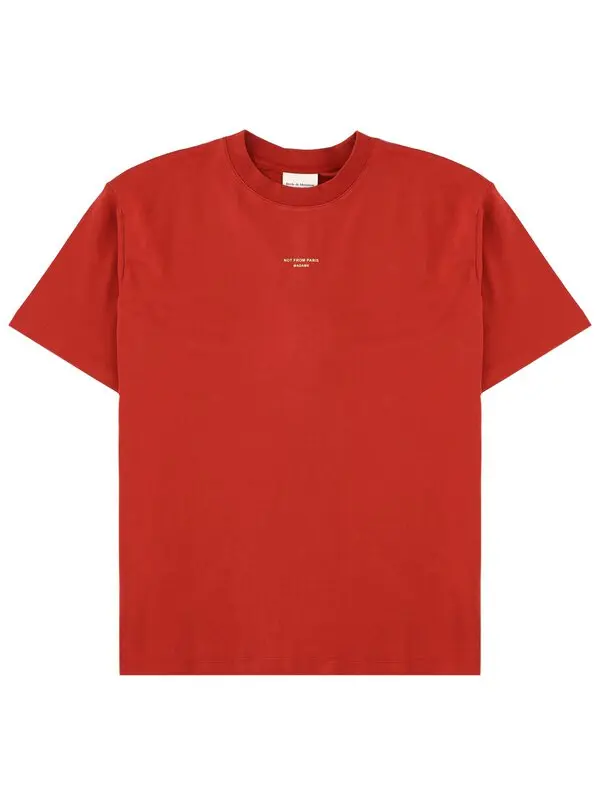 Drole De Monsieur Slogan" T-shirt - Red