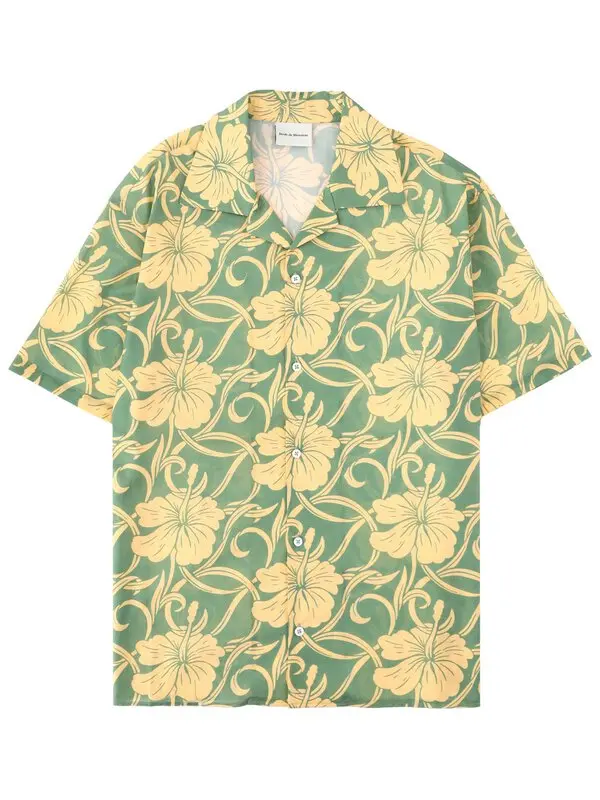 Drole De Monsieur Hibiscus Monogramme" Shirt