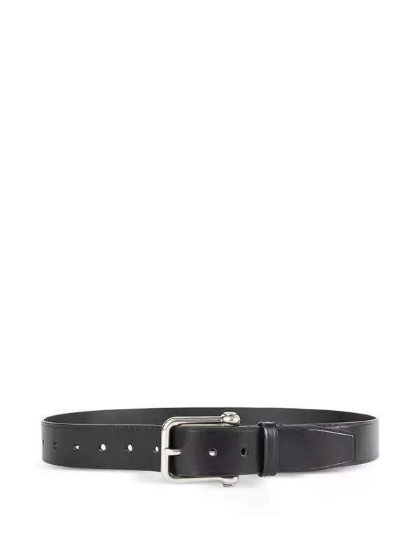 ANN DEMEULEMEESTER Marin Buckle Archive Belt - Black