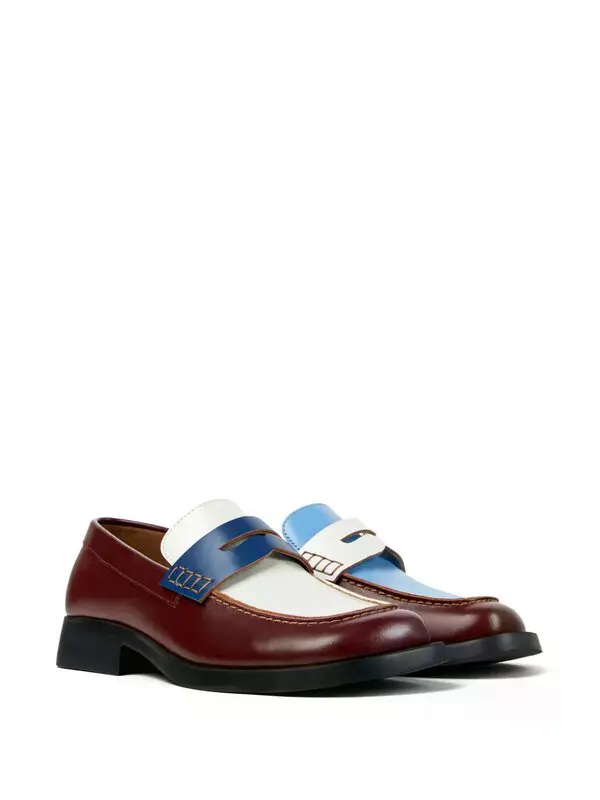 Camper Twins Leather Loafers