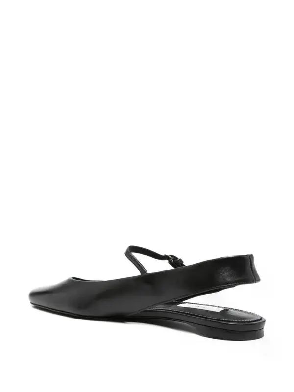 TOTEME Nappa Leather Slingback Mary Janes - Black
