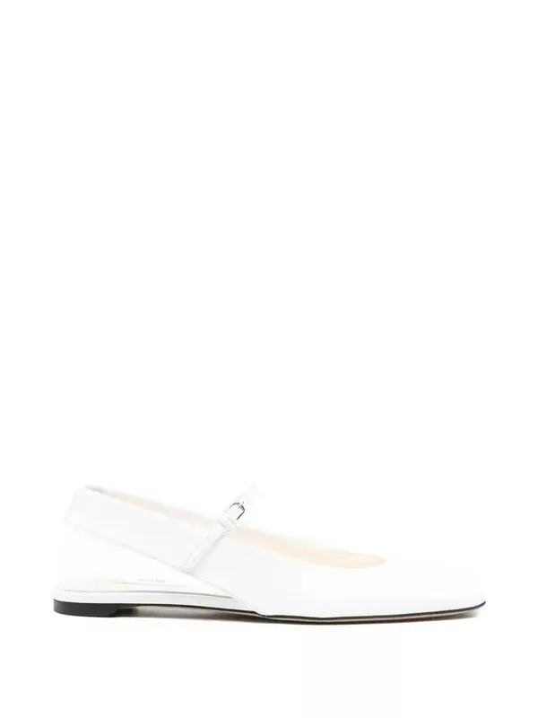 TOTEME Slingback Flat Pumps - White