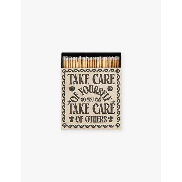 ARCHIVIST Take Care Of Yourself 125 Safety Matches - One-color