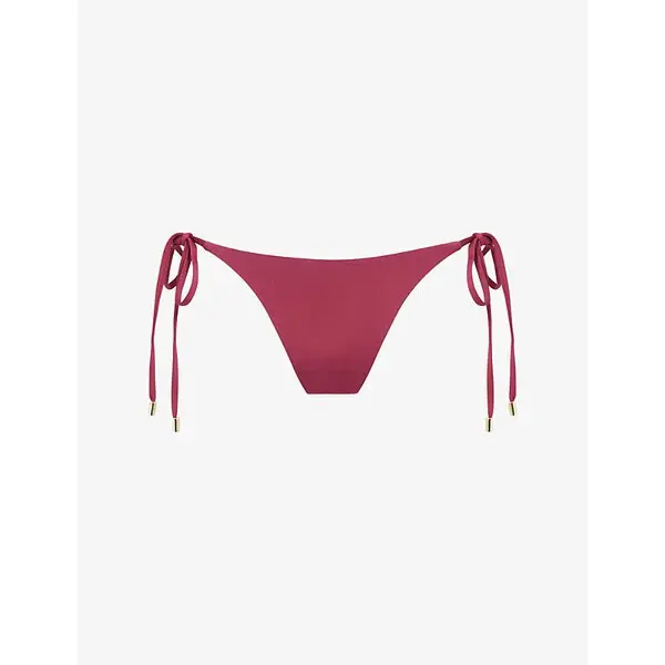 Monday Swimwear Palma Thong Bikini Bottom - Fig