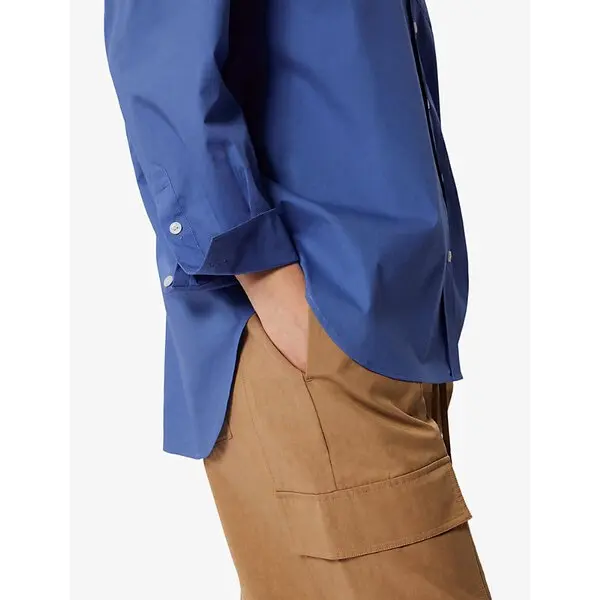 Whistles Collared Relaxed-fit Cotton Shirt