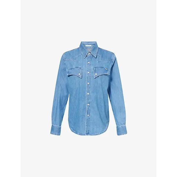 MOTHER The Gallop Exes Western Denim Shirt