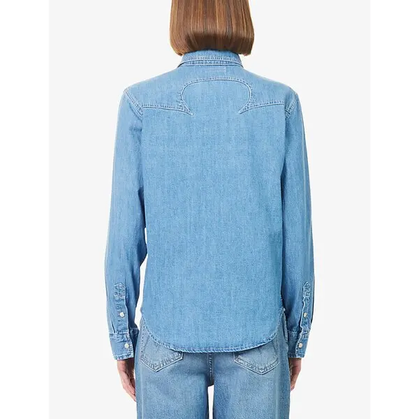 MOTHER The Gallop Exes Western Denim Shirt