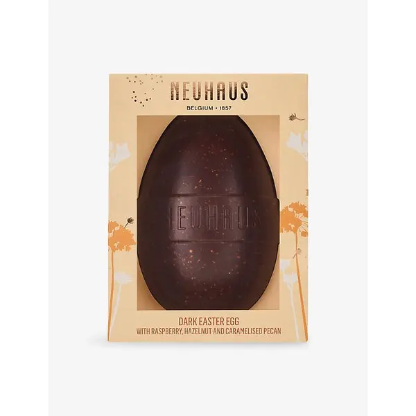 NEUHAUS Gourmand Dark Chocolate Easter Egg With Raspberry, Caramelised Hazelnut And Pecan Nuts 200g - One-color