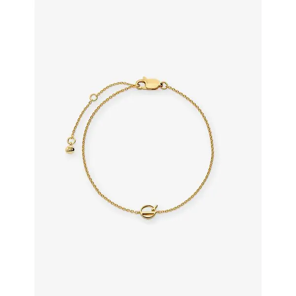 Monica Vinader Initial Q Vermeil Bracelet - Gold