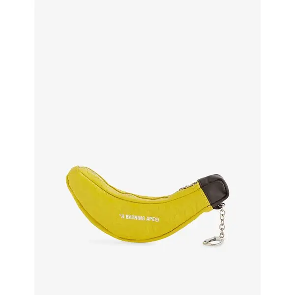 A BATHING APE Camo Banana Mini Pouch - Yellow