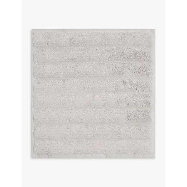 THE WHITE COMPANY Hydrocotton Ribbed 30cm - Pearl Grey