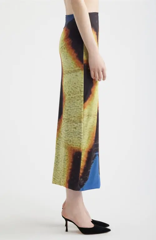 FENERS Printed Jersey Maxi Skirt