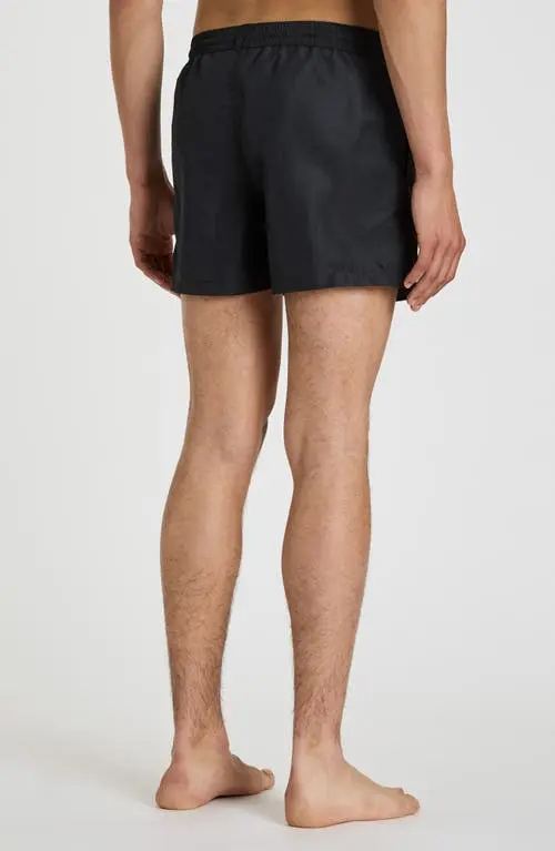 Paul Smith Zebra Logo Swim Trunks - Black