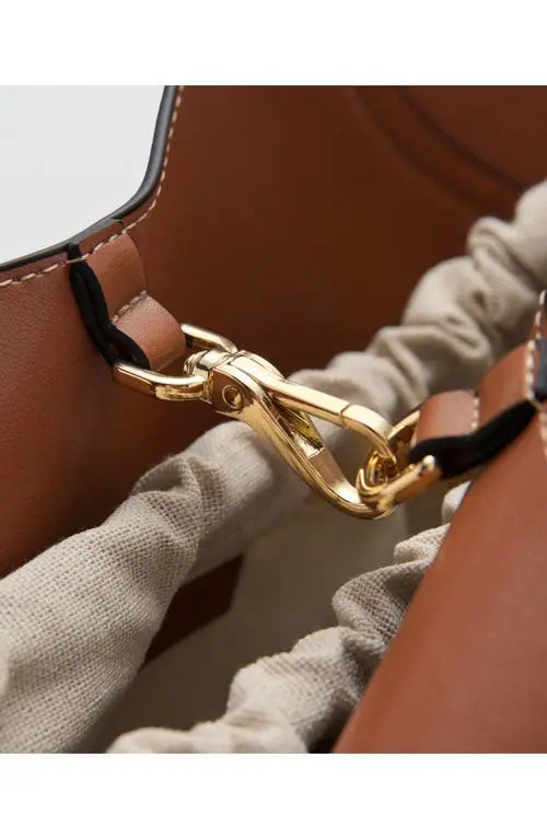 Mango Faux Bucket Bag