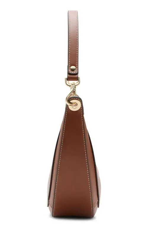 Mango Oval Faux- Shoulder Bag - Leather