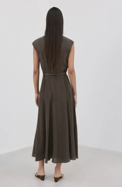 Mango Belted A-line Dress