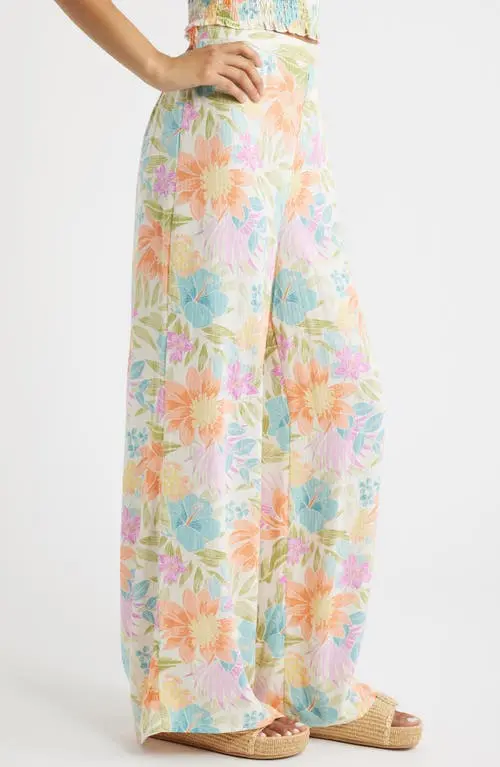 Rip Curl Catalina Island Wide Leg Pants - Orange Multi