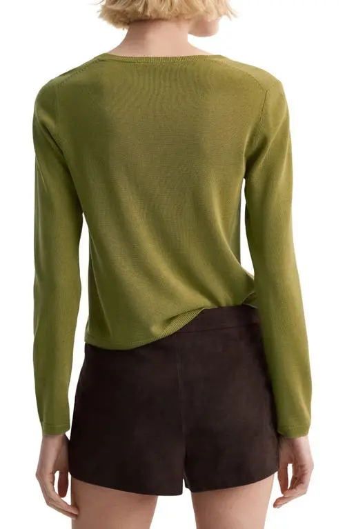 Mango Crewneck Sweater - Green