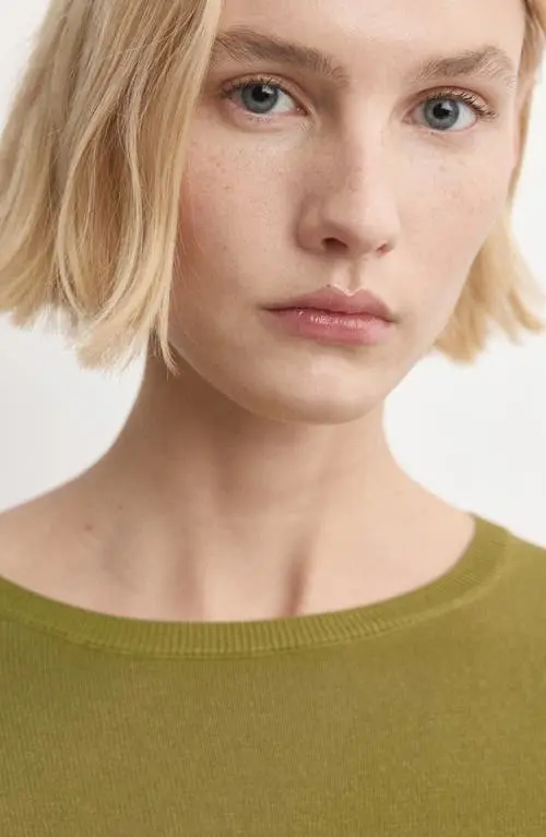 Mango Crewneck Sweater - Green