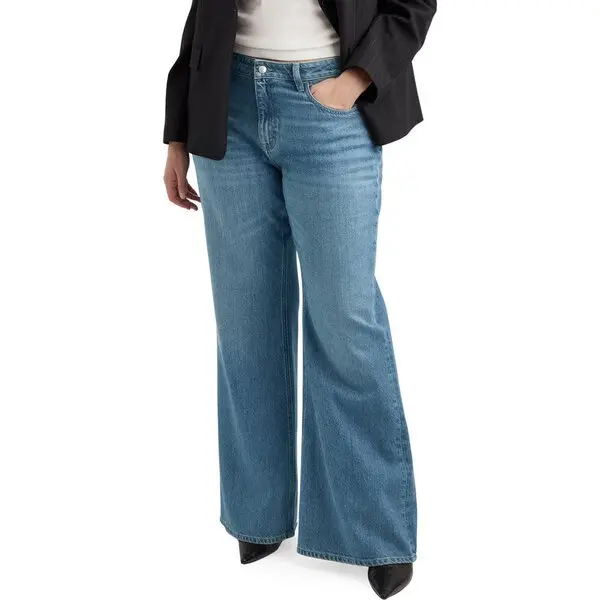 Mango Mid-rise Flare Jeans