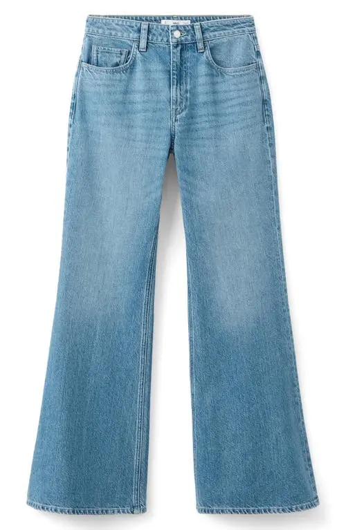 Mango Mid-rise Flare Jeans