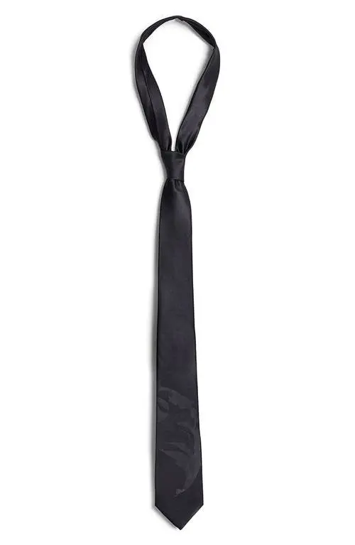Mnml Slim Tie - Black