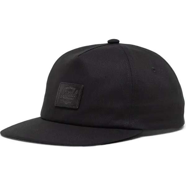 Herschel Supply Co. Scout Vintage Cotton Twill Cap - Black