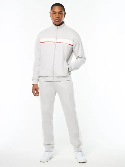 SERGIO TACCHINI Cursivo Track Jacket - Quiet Grey