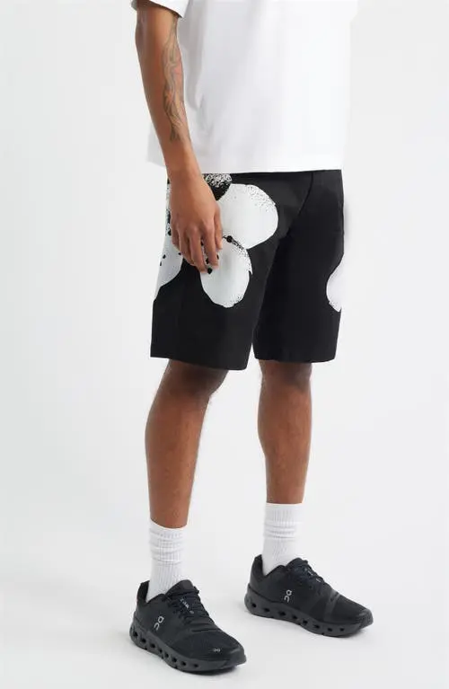 SANTO STUDIO Floral Print Roma Shorts
