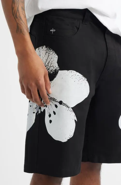 SANTO STUDIO Floral Print Roma Shorts