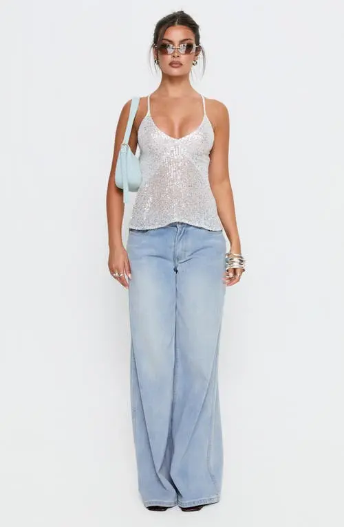 Princess Polly Opaline Sequin Camisole