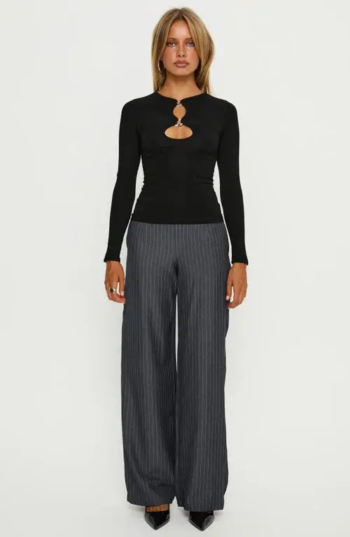Princess Polly Orlaith Long Sleeve Cutout Top