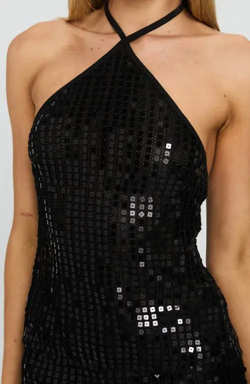 Princess Polly Sequin Halter Top