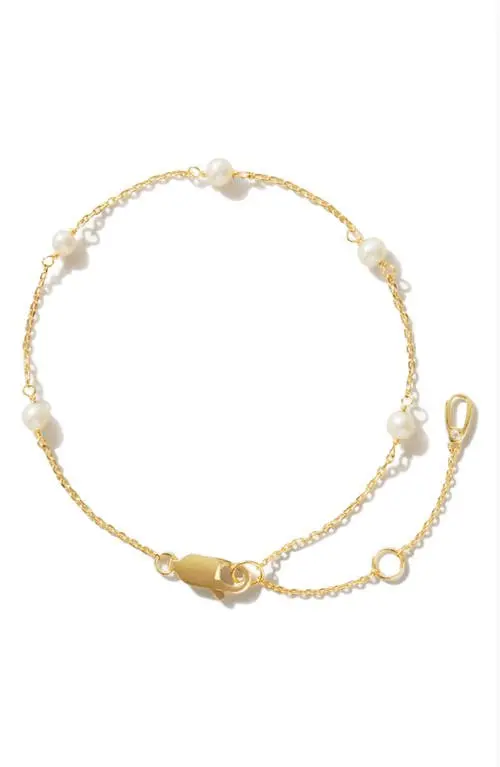 ANA LUISA Adelie Bracelet - Gold/white