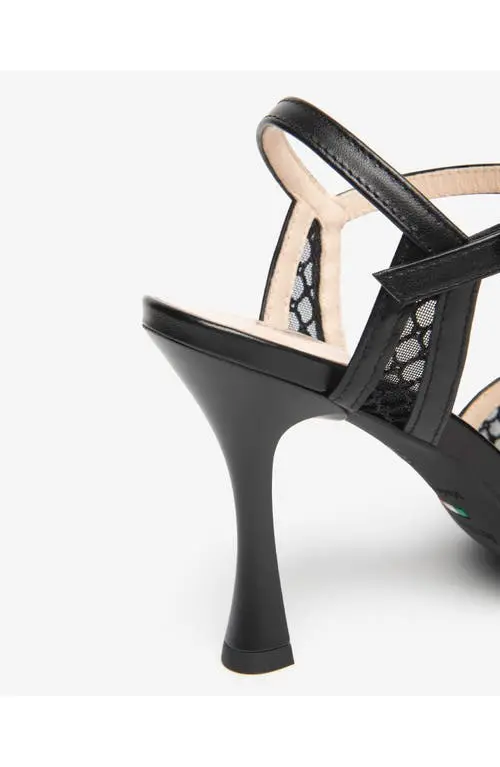 NEROGIARDINI Ankle Strap Mesh Sandals