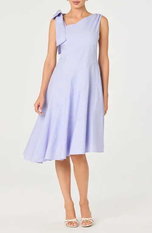 Astr The Label Azriel Asymmetric A-line Dress - Blue
