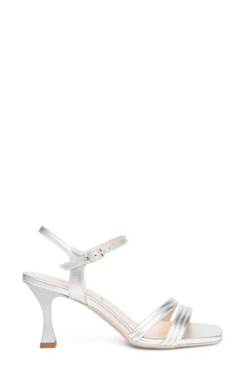 NEROGIARDINI Ankle Strap Sandal - Silver