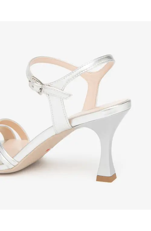 NEROGIARDINI Ankle Strap Sandal - Silver