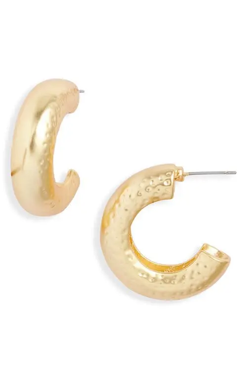 KARINE SULTAN Small Bubble Hoop Earrings - Gold