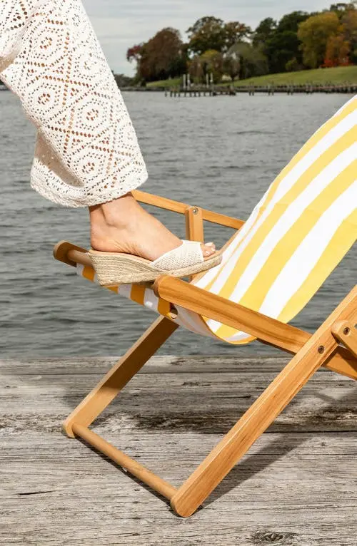 PATRICIA GREEN Sienna Raffia Espadrille Wedge Sandal
