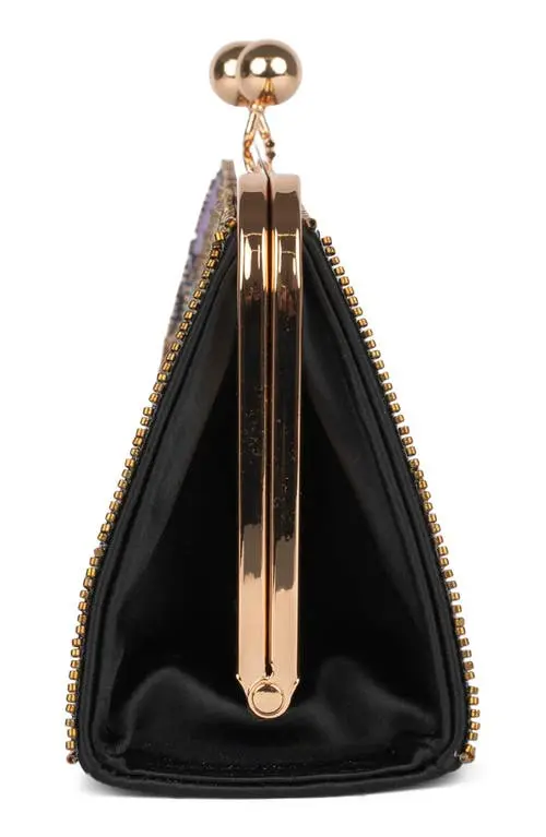 Jeffrey Campbell Marguerite Sequin Clutch - Rainbow Multi