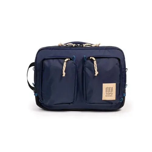 TOPO DESIGNS Global Briefcase - Navy/sahara