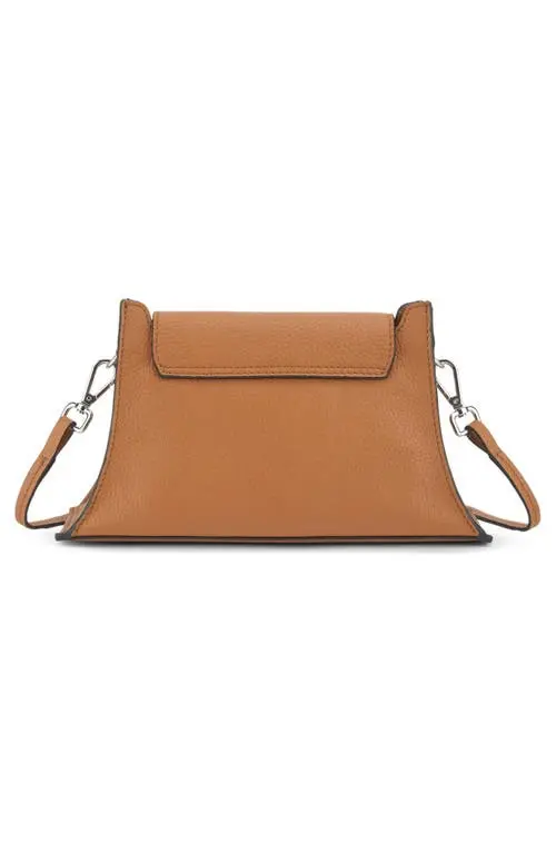 BEHNO Mini Winnie Pebble Leather Crossbody Bag - Clay